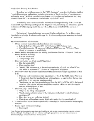 CLNC Sample Work Product Personal Injury | PDF