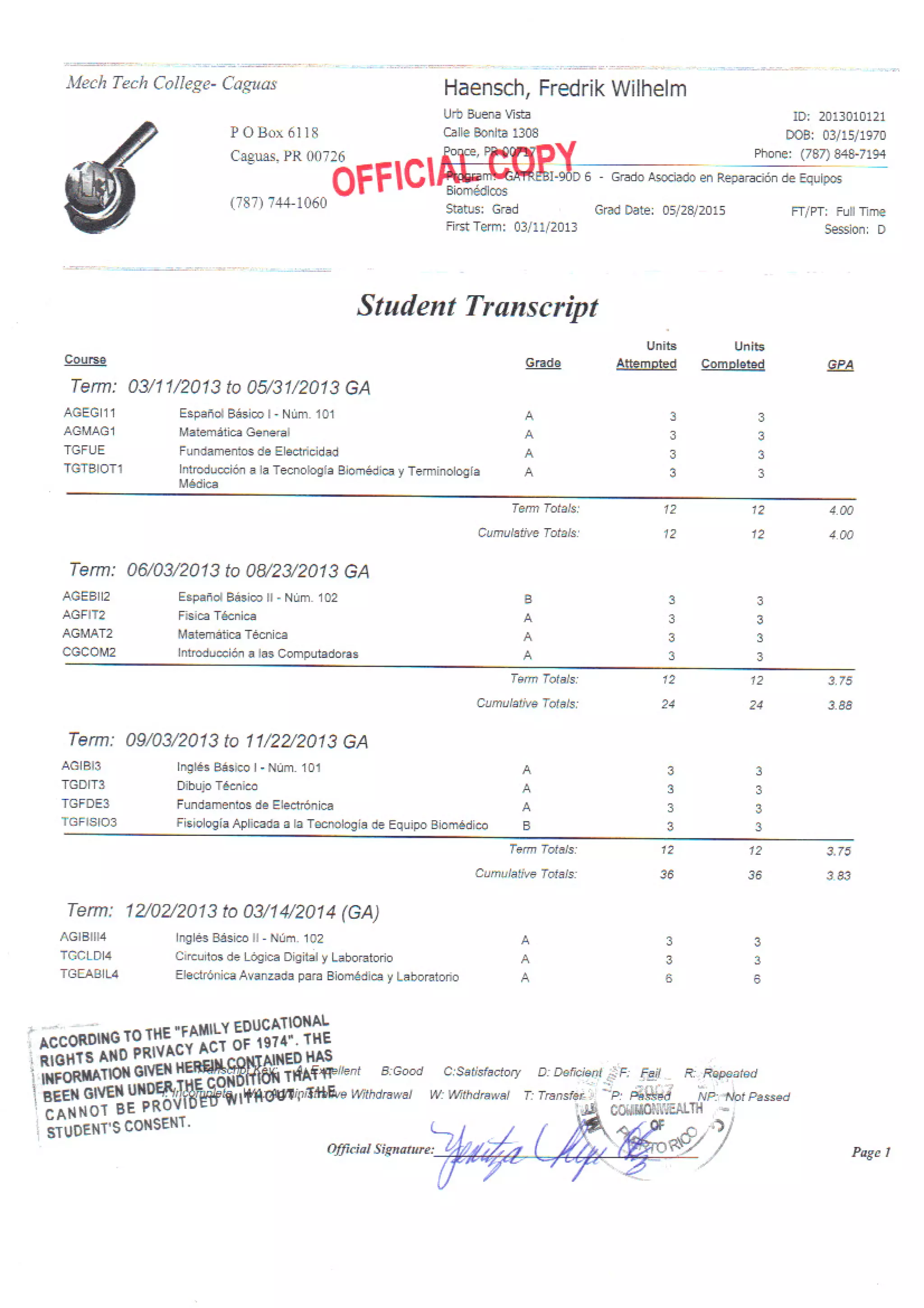 Biomedic Transcript.PDF
