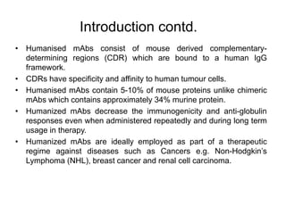 Therapeutic Humanised Monoclonal Antibodies | PPTX