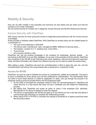 A MOBILITY SOLUTION FOR AN ENTERPRISE CUSTOMER.compressed | PDF