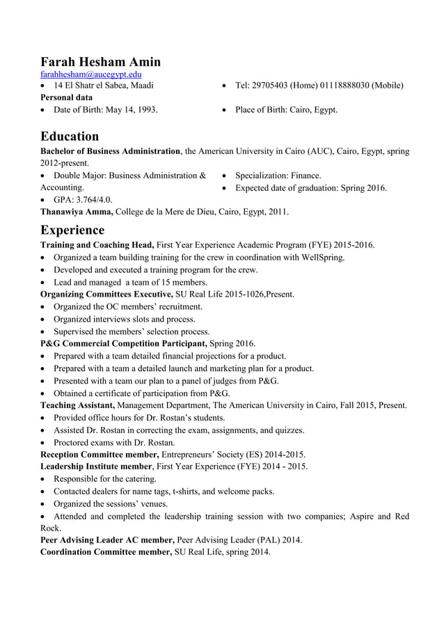 Farah Hesham Amin | PDF