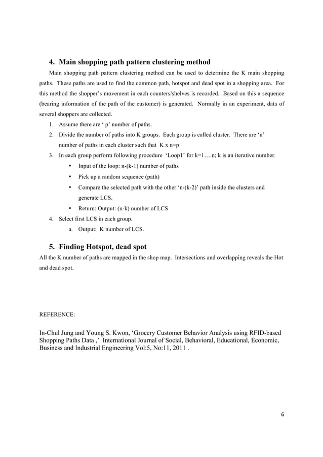 Main shopping path pattern clustering method | PDF