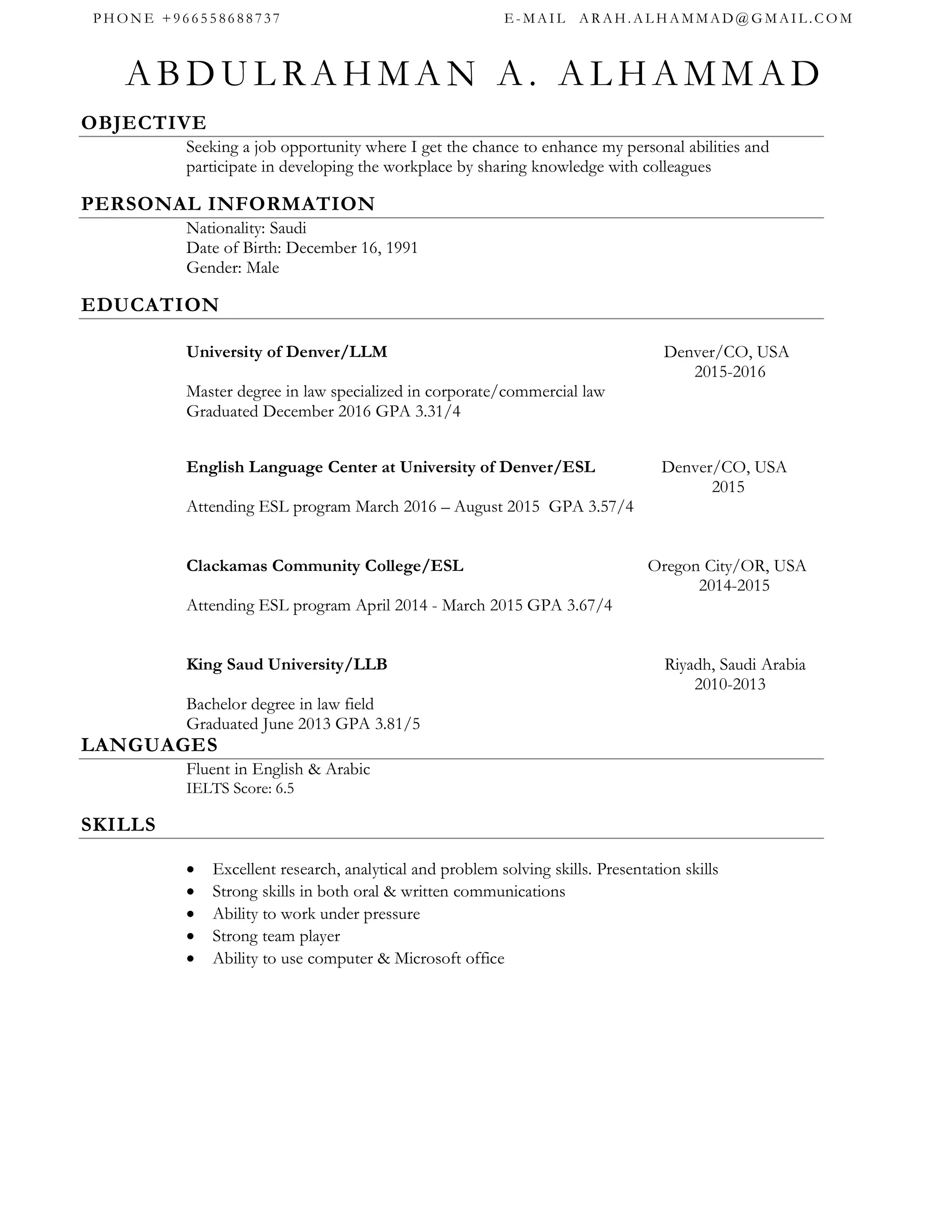 combined CV | PDF