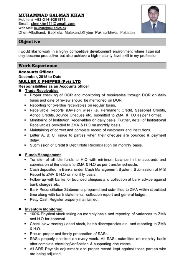 M Salman cv | PDF