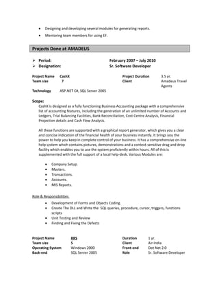 Sohan Sharma MSBI | DOC | Databases | Computer Software and Applications