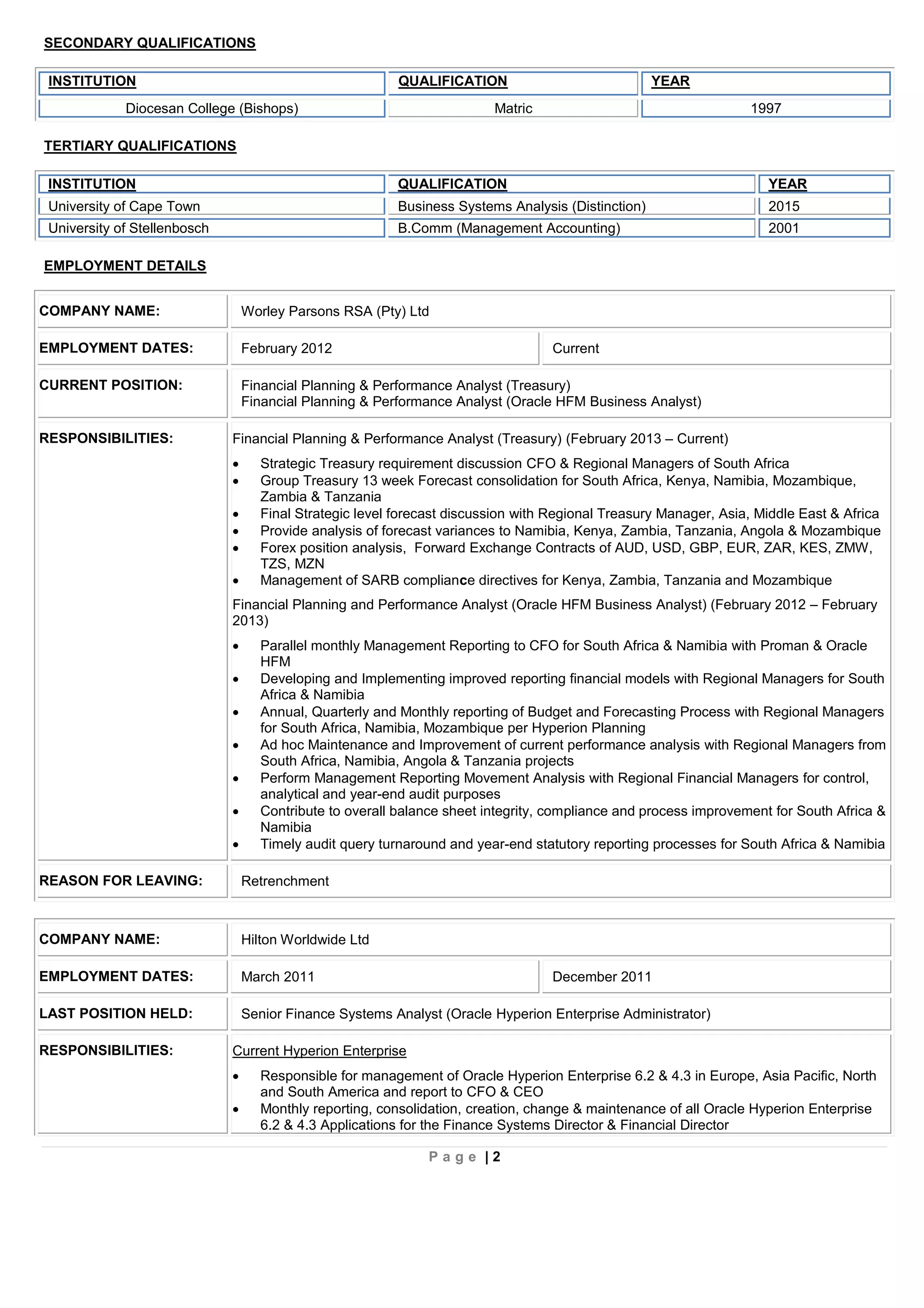 Eric Doms CVVV | PDF