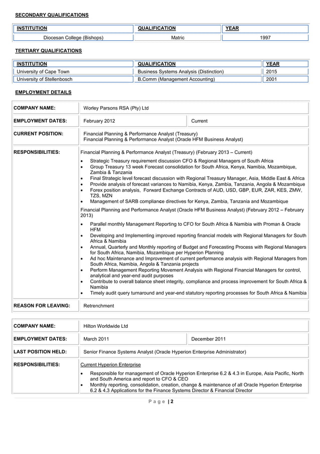 Eric Doms CVVV | PDF