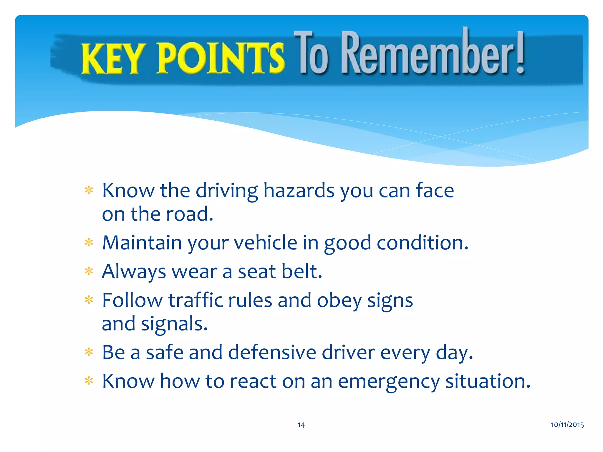 road safety ppt | PDF