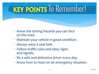 road safety ppt | PDF