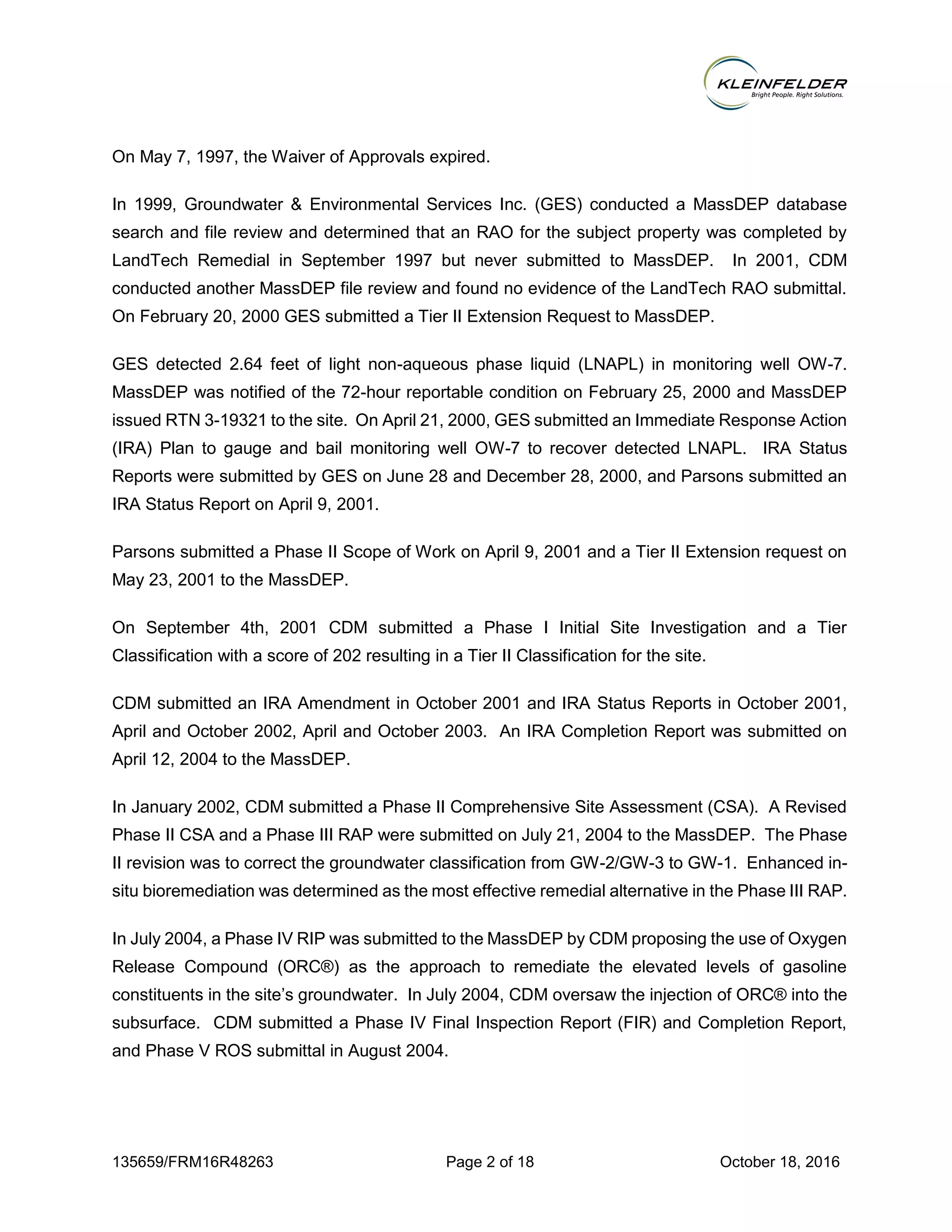 Phase IV Completion_ROS Opinion_2016 | PDF