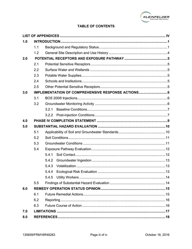 Phase IV Completion_ROS Opinion_2016 | PDF