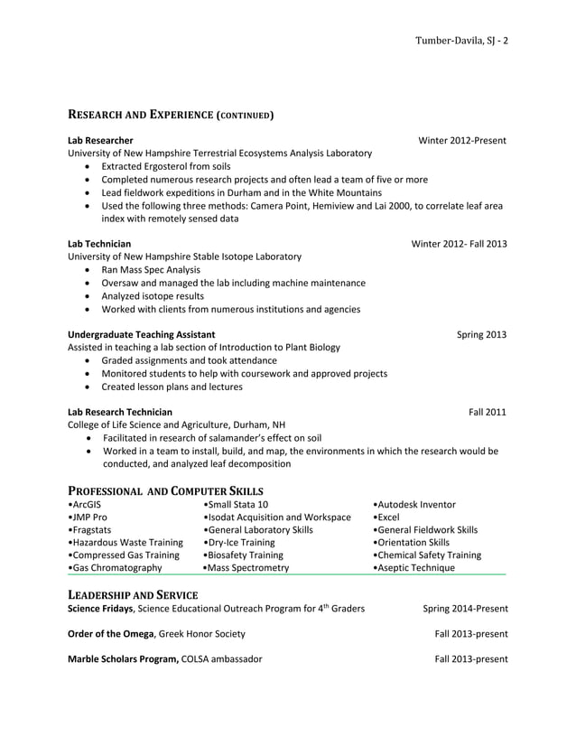 Tumber-Davila_CV | PDF