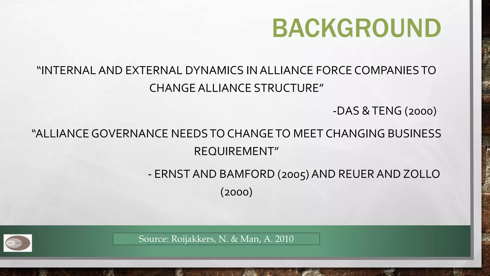 Alliance Structure | PPT