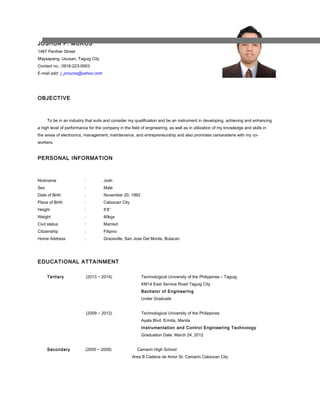 joshua.muros | PDF | Free Download