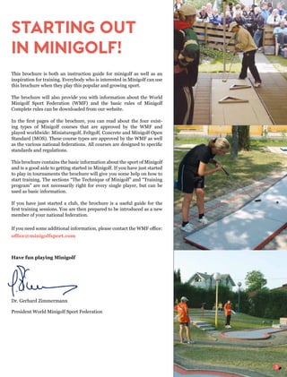 Starting_Out_MINIGOLF_engl_2016_web | PDF