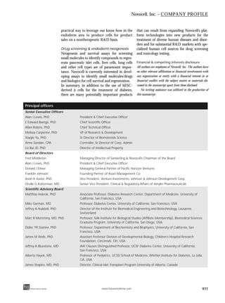 C0f1 Novocell Stem Cell Therapy For Diabetes | PDF