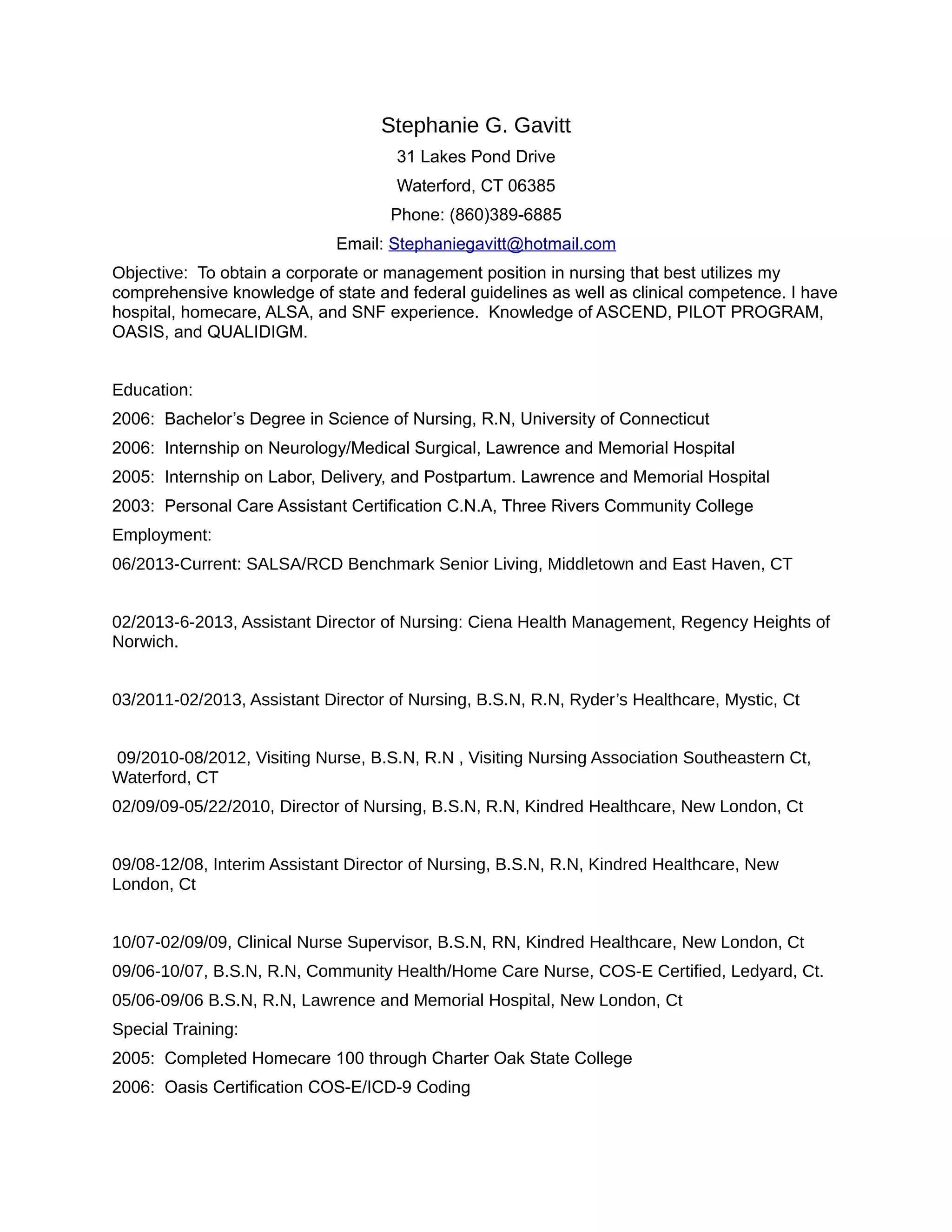 Stephanie Resume 2016 | PDF