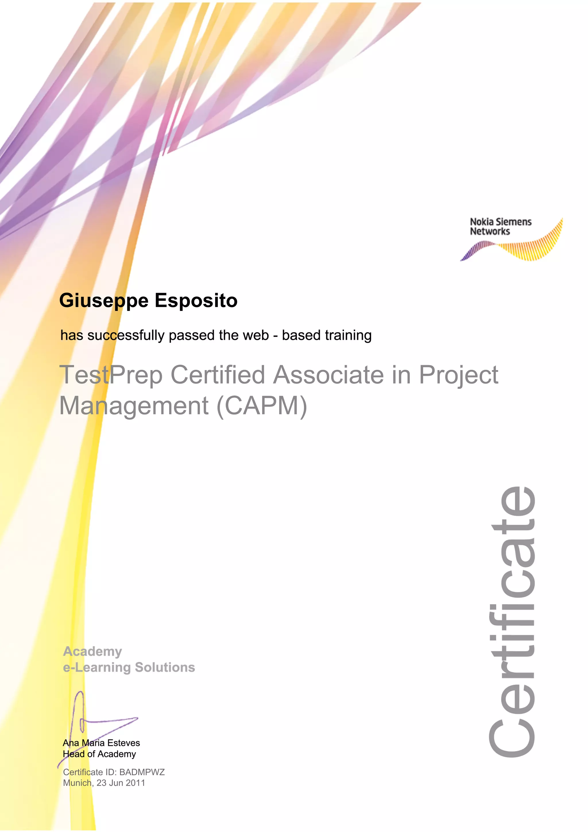 Test Prep Certified Associate in Project Management CAPM | PDF