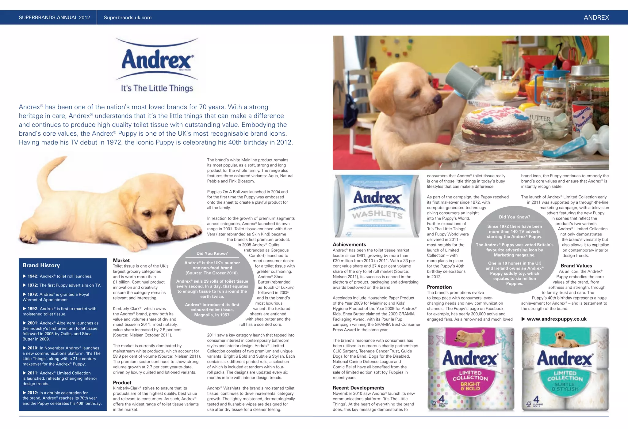 Superbrands-2012-Andrex | PDF