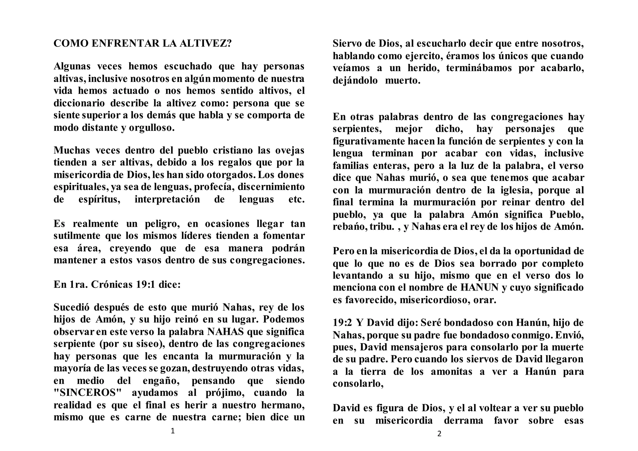 como enfrentar la altives | DOCX