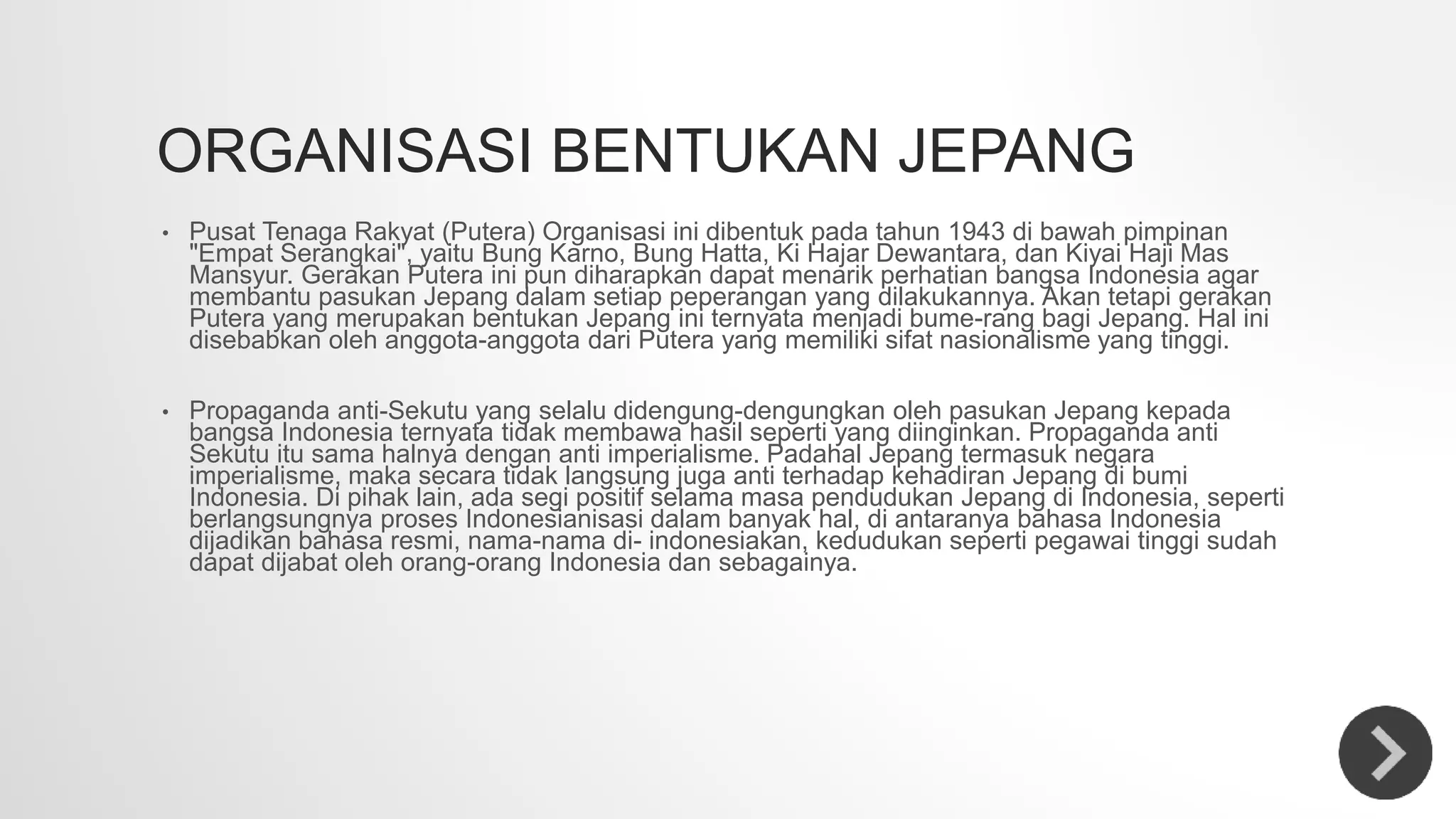 Zaman pendudukan jepang di indonesia | PPTX