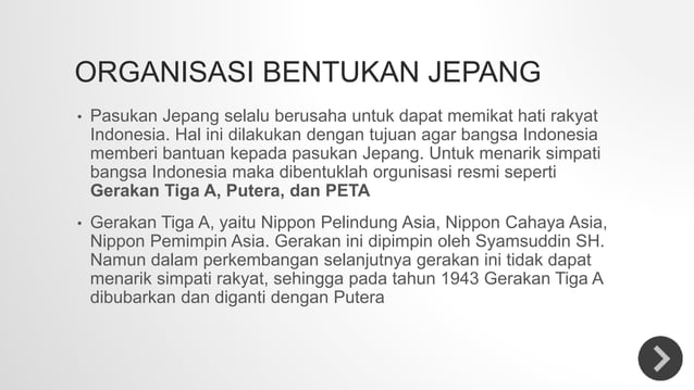 Zaman pendudukan jepang di indonesia | PPTX