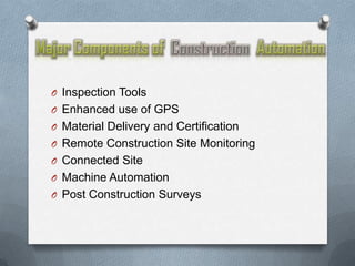 roboticd and automation in construction | PDF | Construction Industry ...