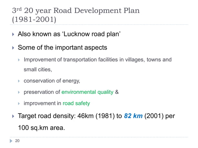 C 1 highway development in india | PPT