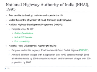 C 1 highway development in india | PPT