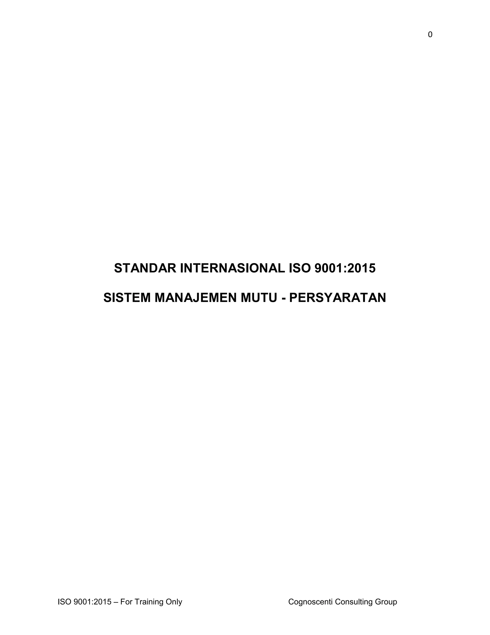 C1 Sistem Manajemen Mutu Iso 9001 2015 Pdf