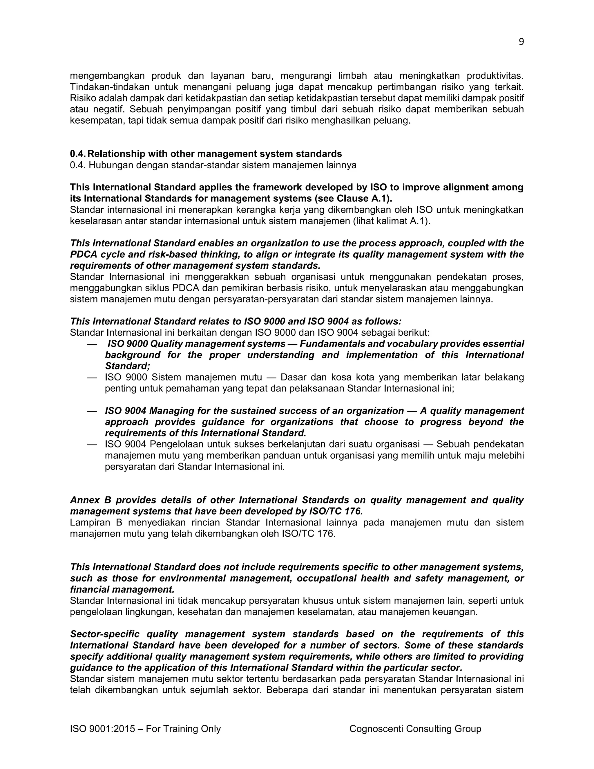 C1 sistem-manajemen-mutu iso-9001_2015 | PDF