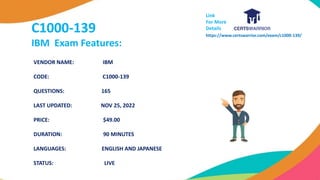 C1000-139 IBM Security QRadar SIEM V7.4.3 Analysis By Certs Warrior.pptx