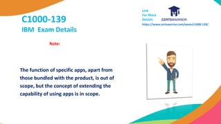 C1000-139 IBM Security QRadar SIEM V7.4.3 Analysis By Certs Warrior.pptx