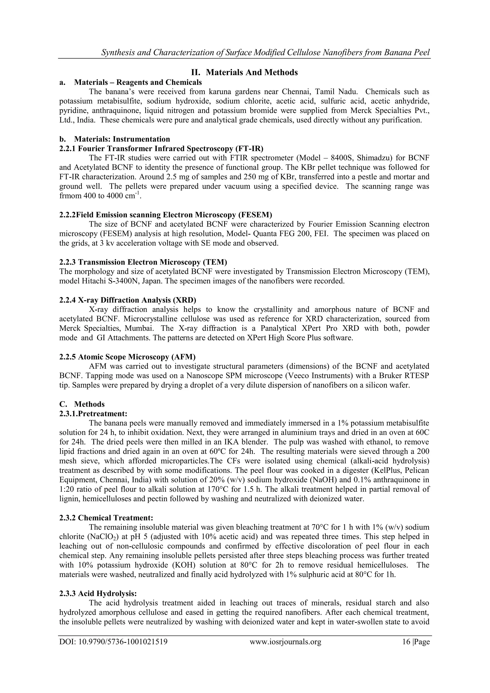 Cod Removal Of An Industrial Effluent Using Nan crystalline Ceria ...