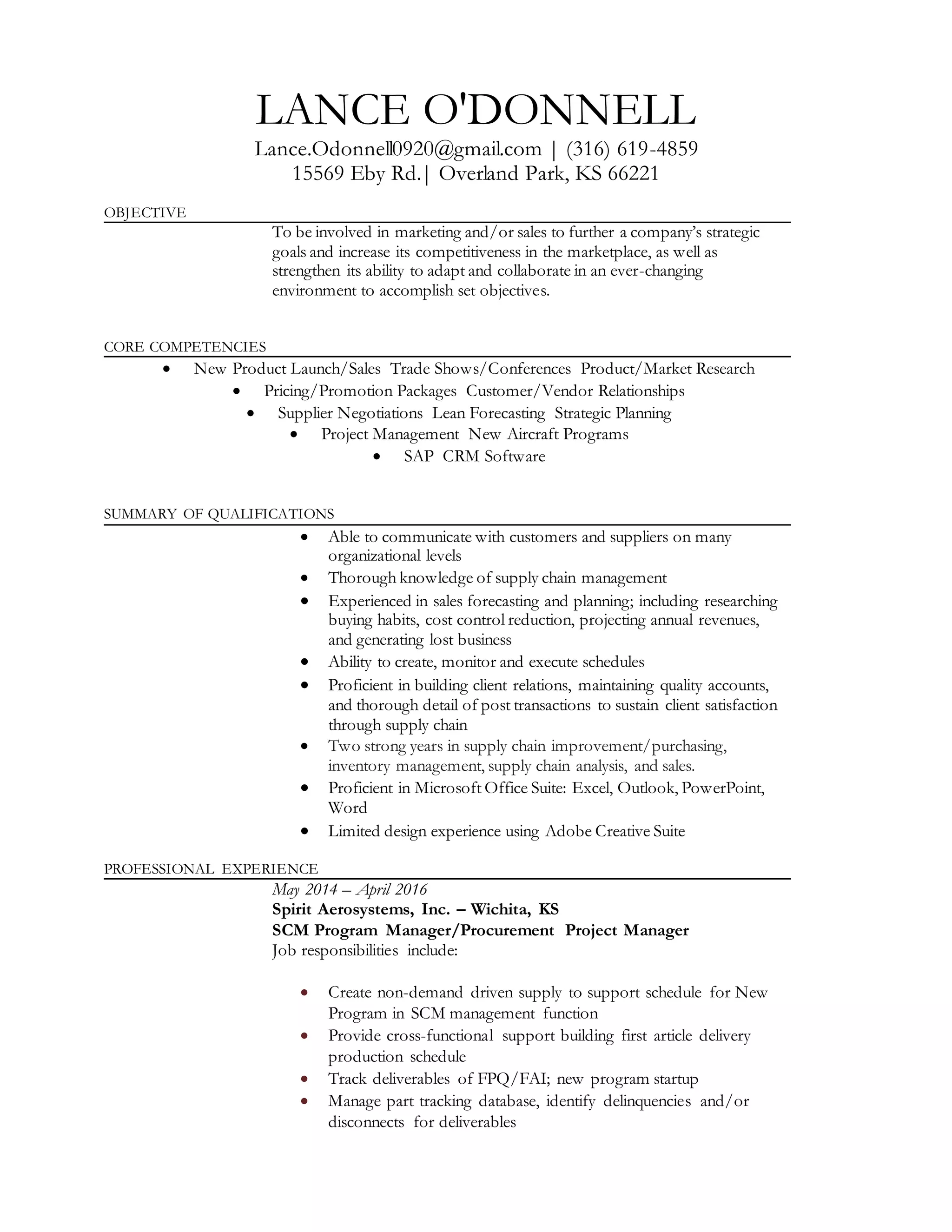 Lance Resume | PDF | Free Download