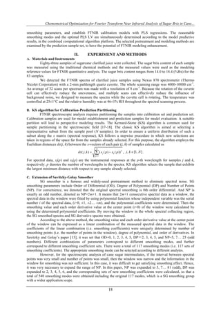 Chemometrical Optimization for Fourier Transform Near Infrared Analysis of Sugar Brix in Cane ...