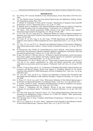 Chemometrical Optimization for Fourier Transform Near Infrared Analysis ...