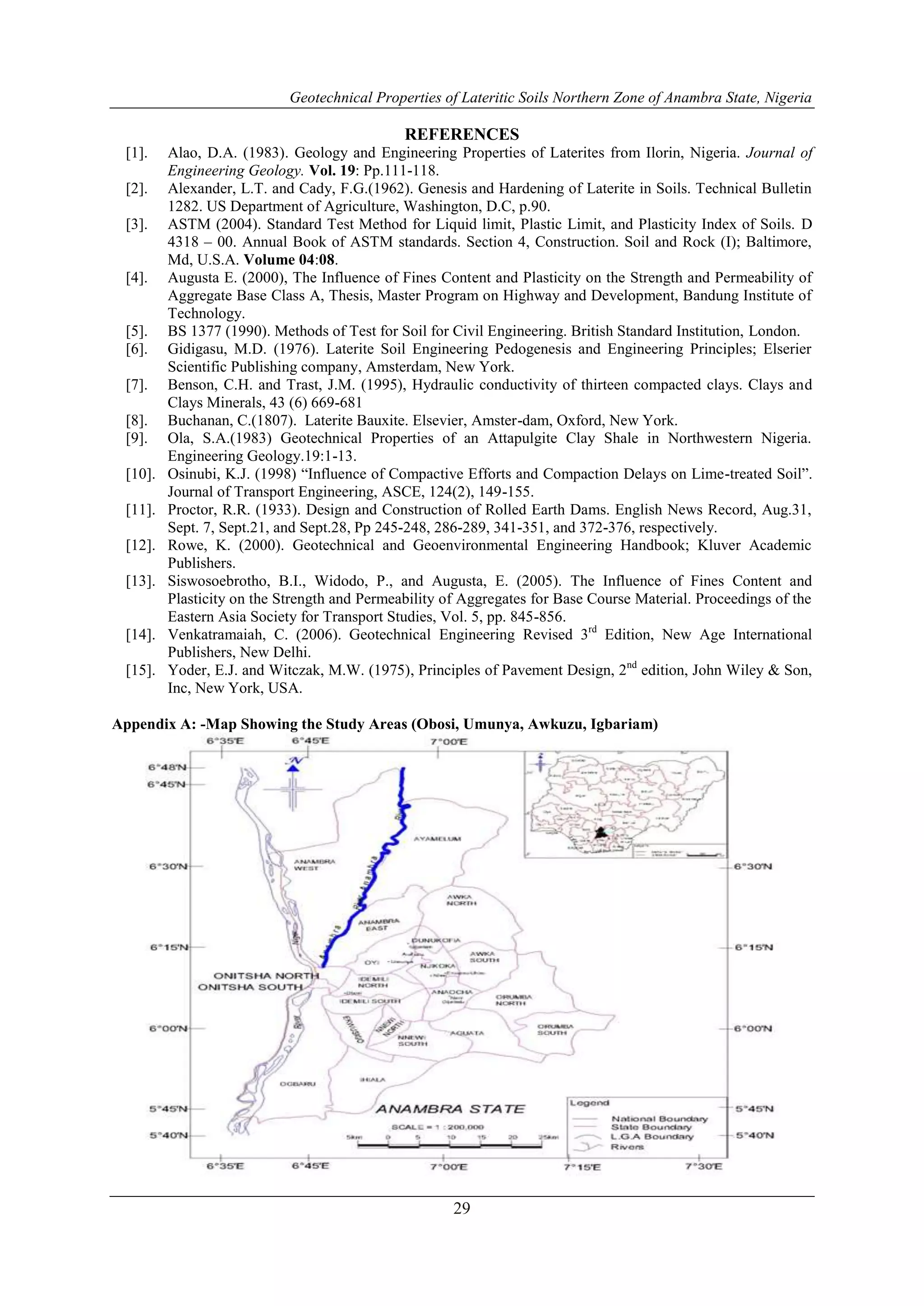 Geotechnical Properties of Lateritic Soils from Northern Zone of ...