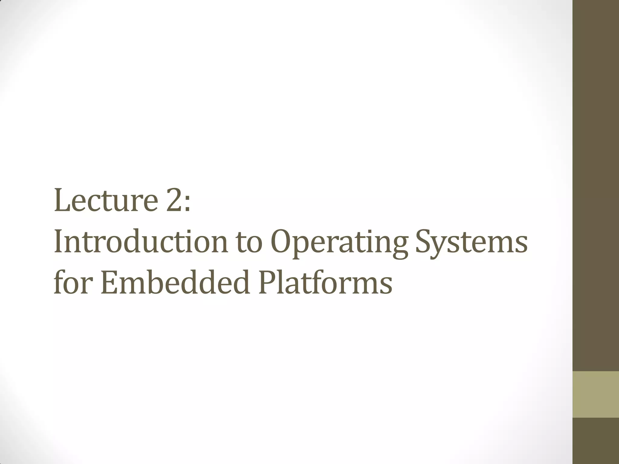Course 101: Lecture 2: Introduction to Operating Systems | PPT