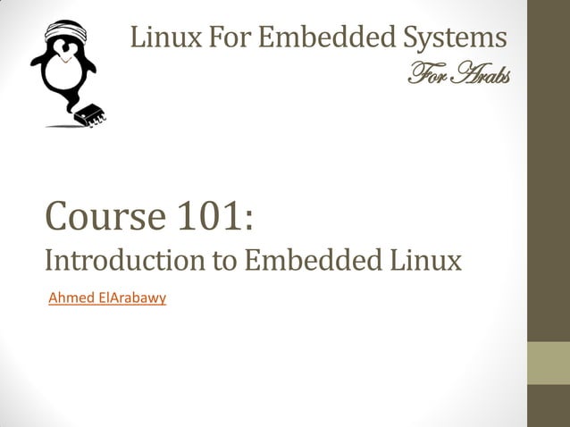 Course 101: Lecture 5: Linux & GNU | PPT