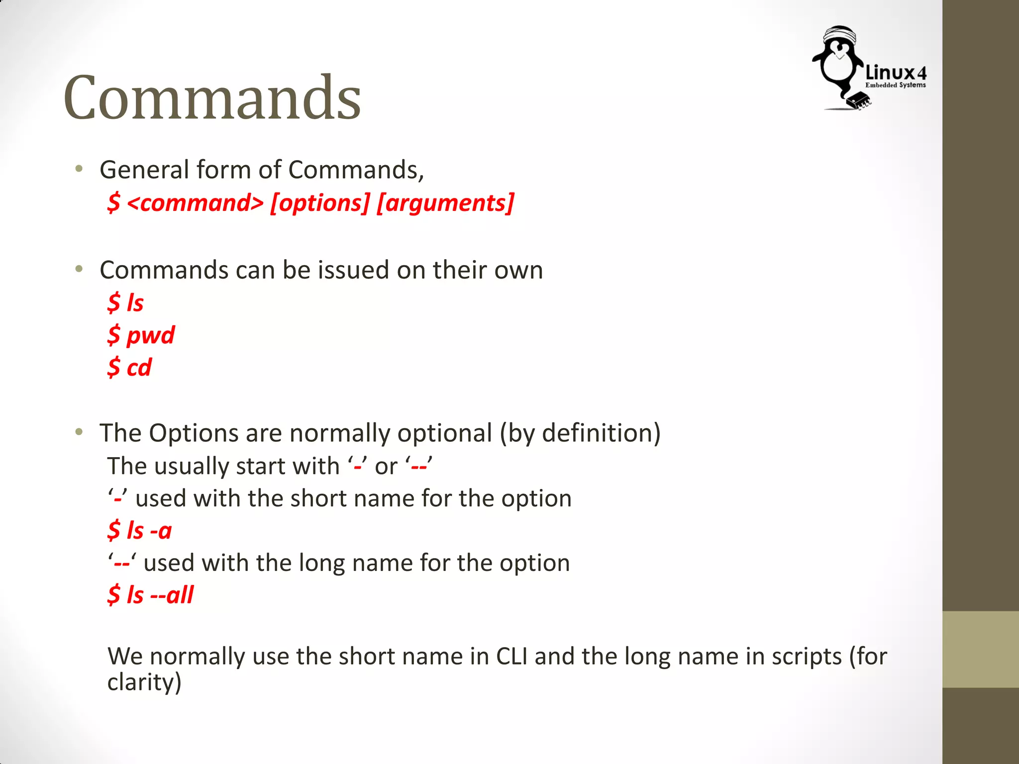 Course 102: Lecture 3: Basic Concepts And Commands | PDF
