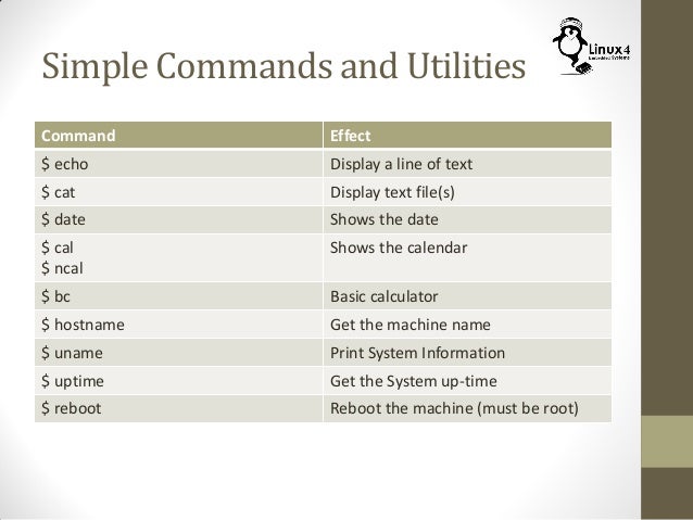 Course 102: Lecture 7: Simple Utilities