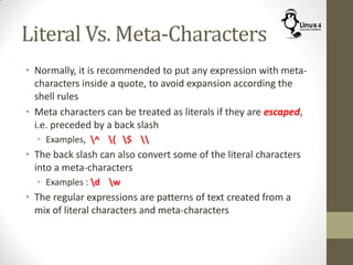Course 102: Lecture 13: Regular Expressions | PDF | Internet for ...