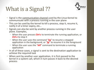 Course 102: Lecture 19: Using Signals | PPT