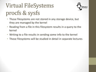 Course 102: Lecture 27: FileSystems in Linux (Part 2) | PPT