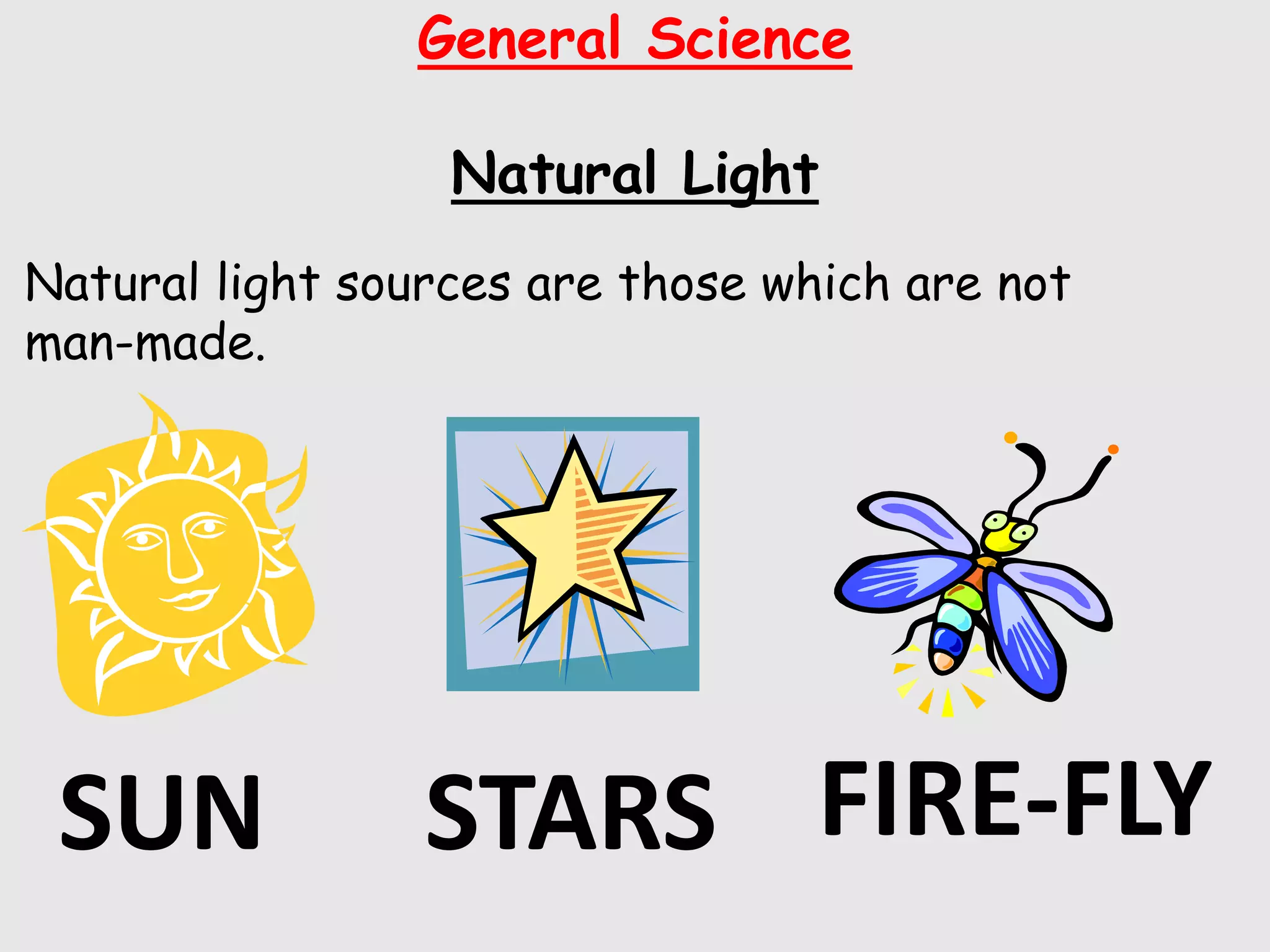 Natural and artificial light | PPTX