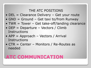 C104 atc communication | PPT