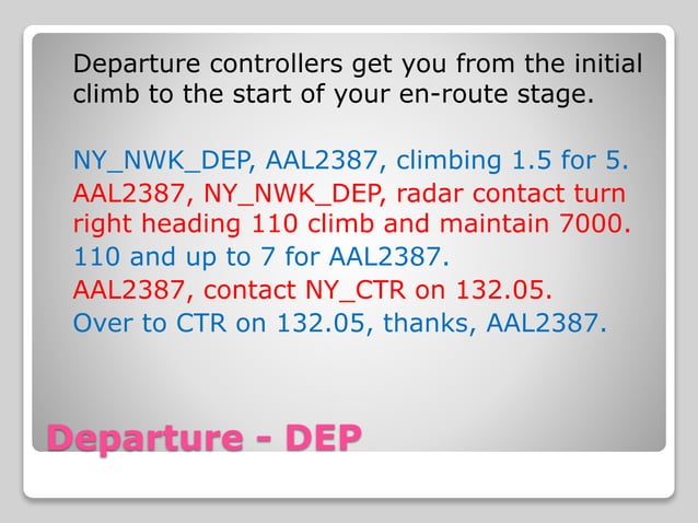 C104 atc communication | PPT