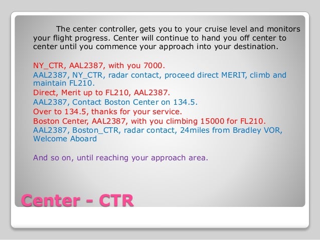 C104 atc communication