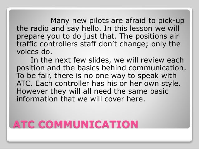 C104 atc communication